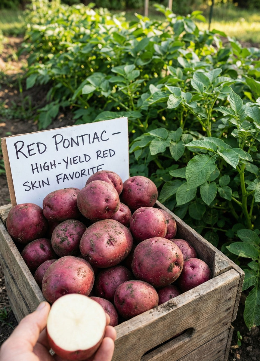 Red Pontiac Seed Potatoes – High-Yield Red Skin Favorite – Mad River ...